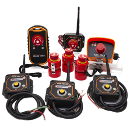 Wireless E-Stop System - Multiple Transmitter Commanding Multiple Receivers
