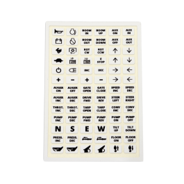 Programmable Transmitter Sticker Set